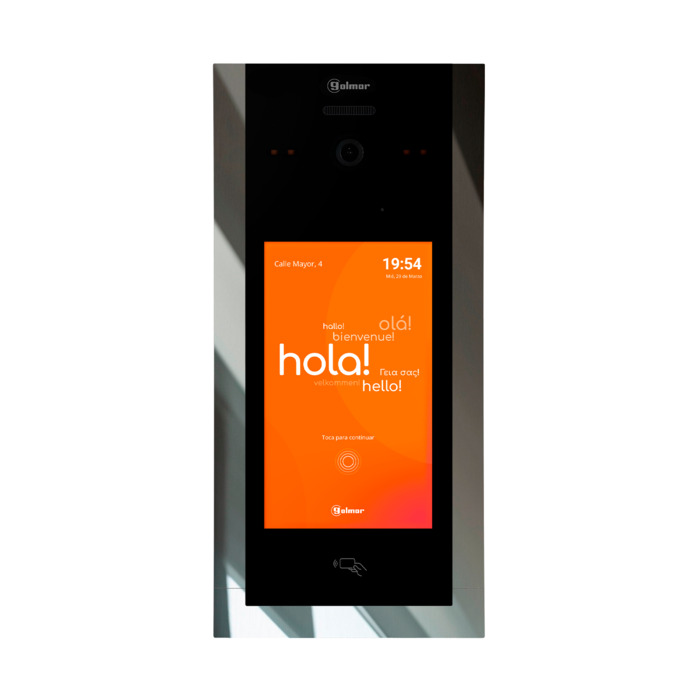 6507/G+/2SAFE Inox touch panel | Golmar